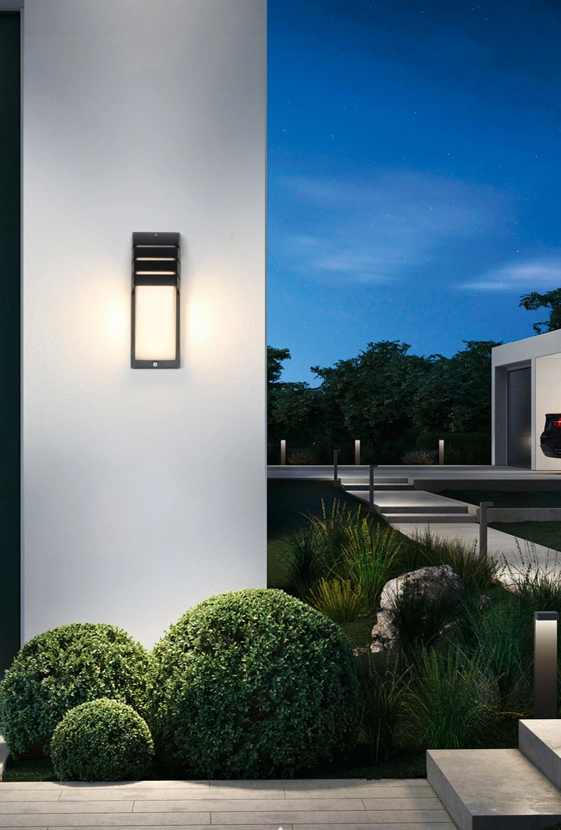 9 Watts Body Induction LED Gate Pillar Boundary Light Outdoor