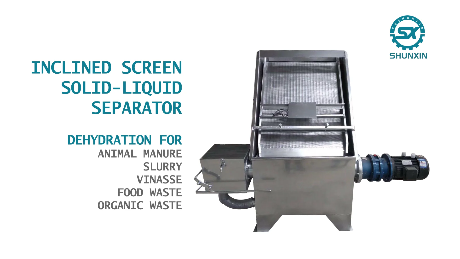 Inclined Screen Solid-liquid Separator For Dehydration Of Organic Raw Materials - Buy Inclined ...