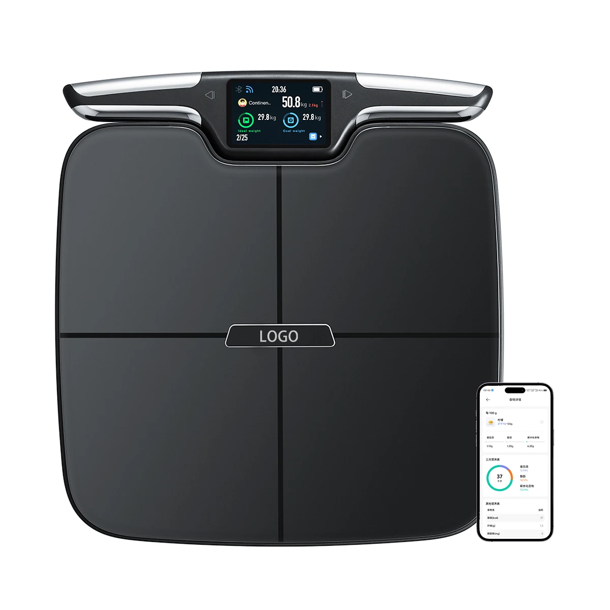 Professional High-accurate Precision Smart Digital Body Fat Scales 8 ...