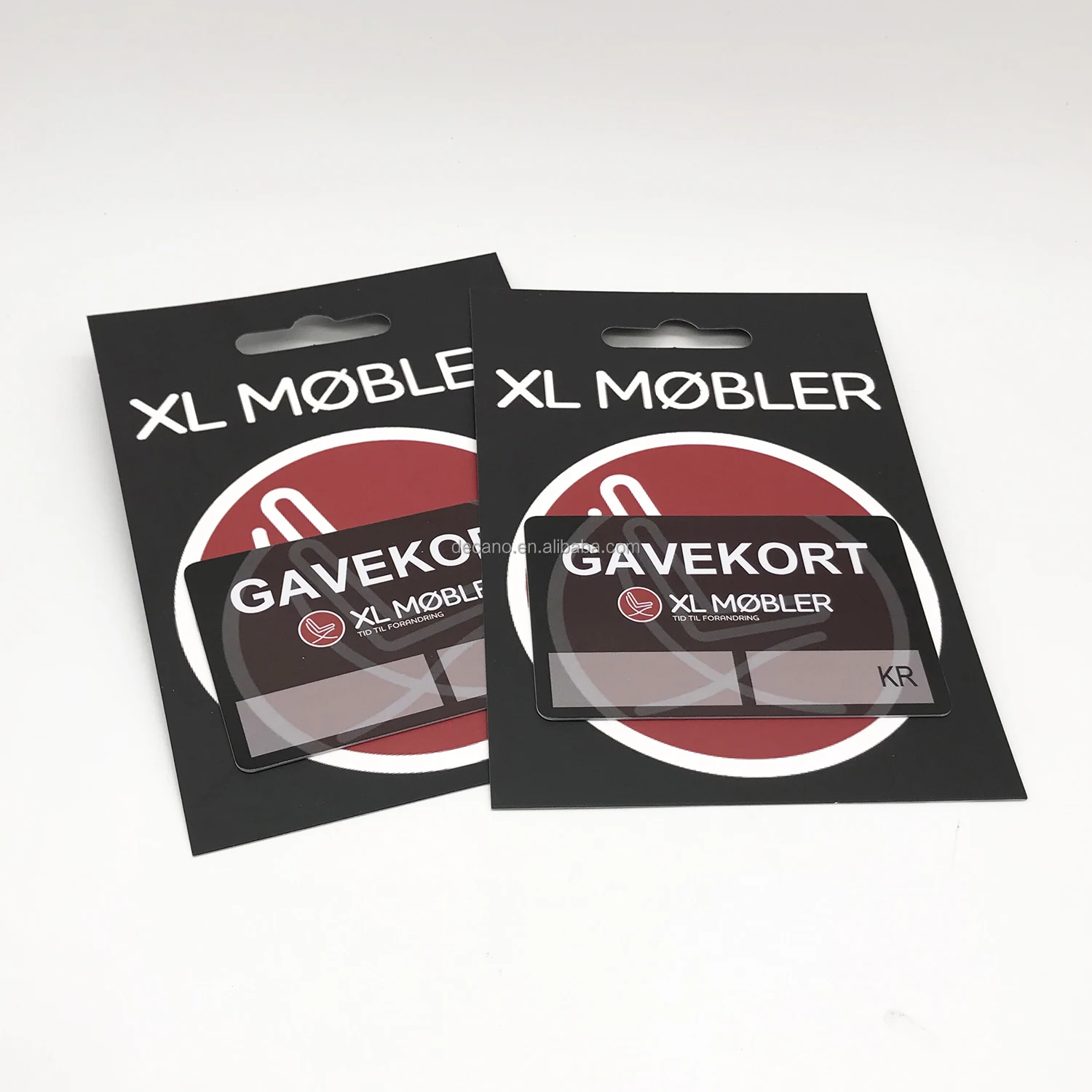 Customized PVC Gift Cards with Paper Card Holders