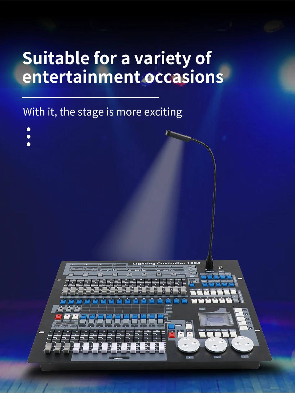 Lighting Accessories DJ Controller 1024 DMX Computer Light Control With ...