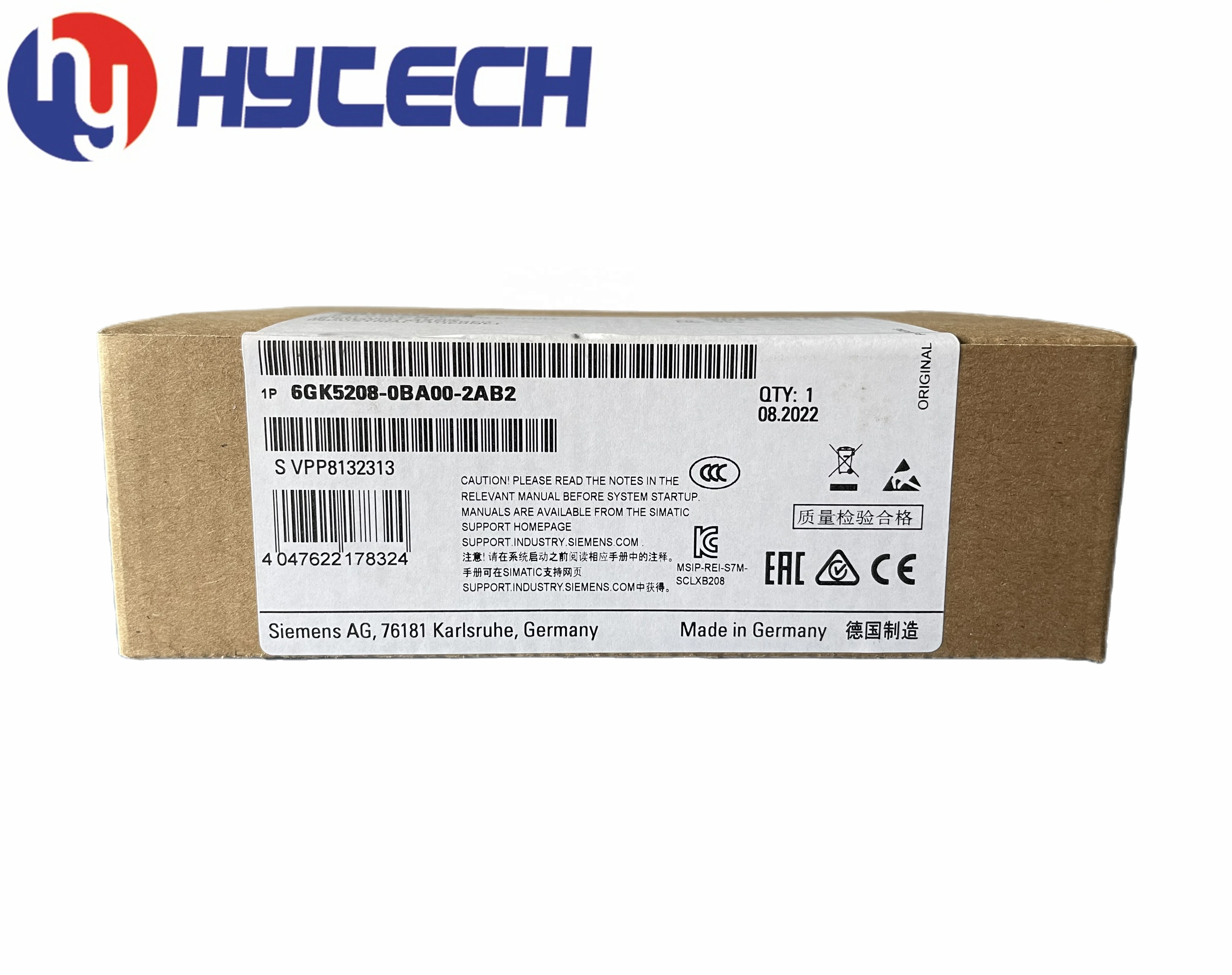 SIEMENS SCALANCE XB208 - Layer 2 Managed Switch 8x100mbit/s