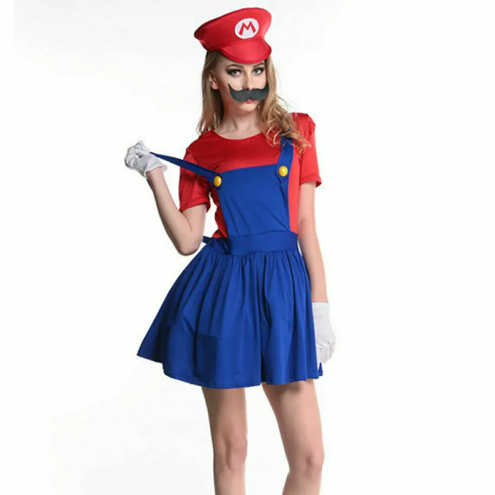 Disfraz De Super Mario Bros Para Niños,Fiesta De Halloween,Mario Y ...