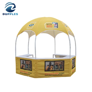 Customized Branding Geodesic Collapsible Booth Canopy Dome Kiosk Tent ...