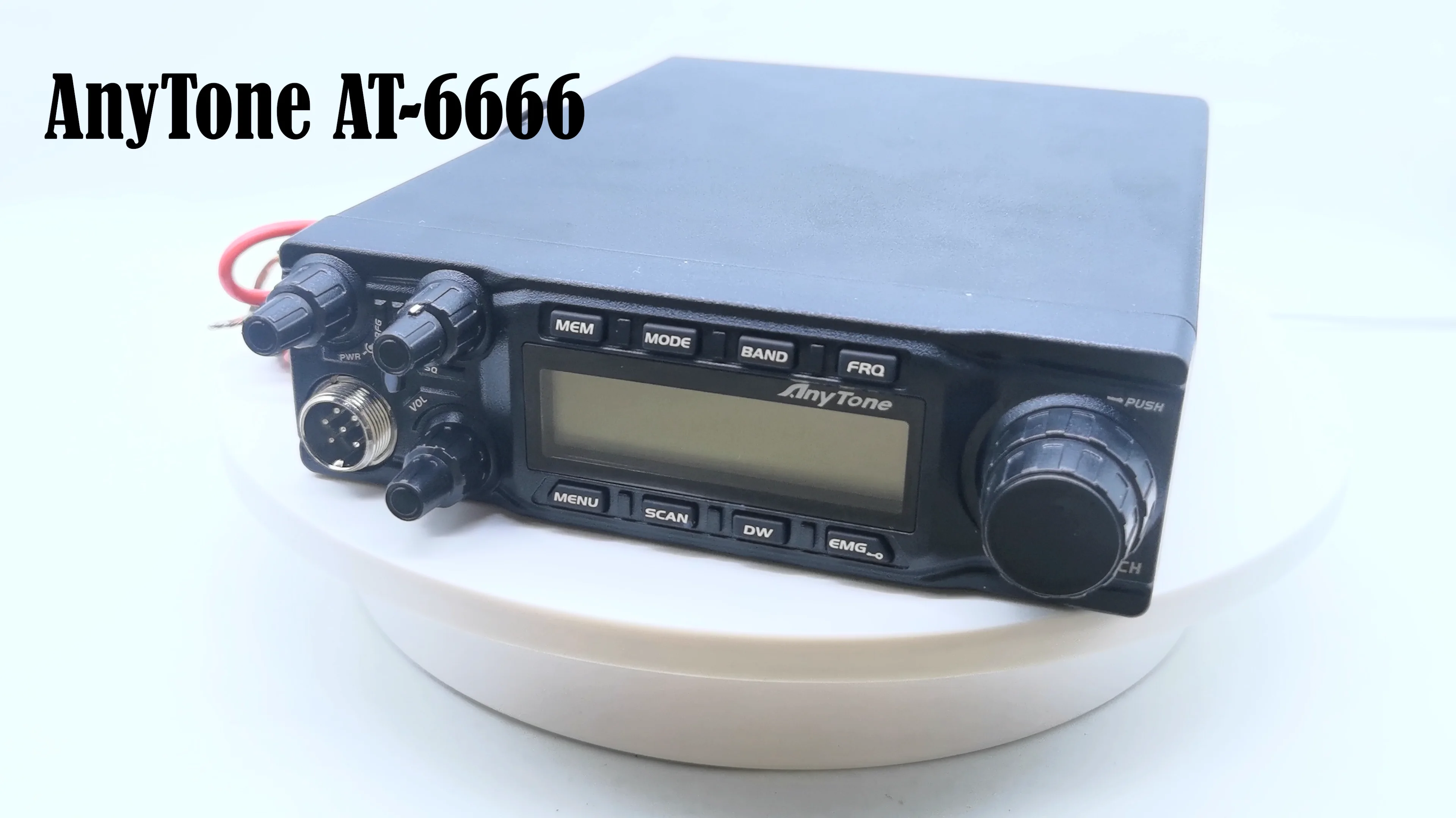 Anytone At-6666 Am/fm/ssb 10 Meter Radio 60w 25.615-30.105mhz High ...