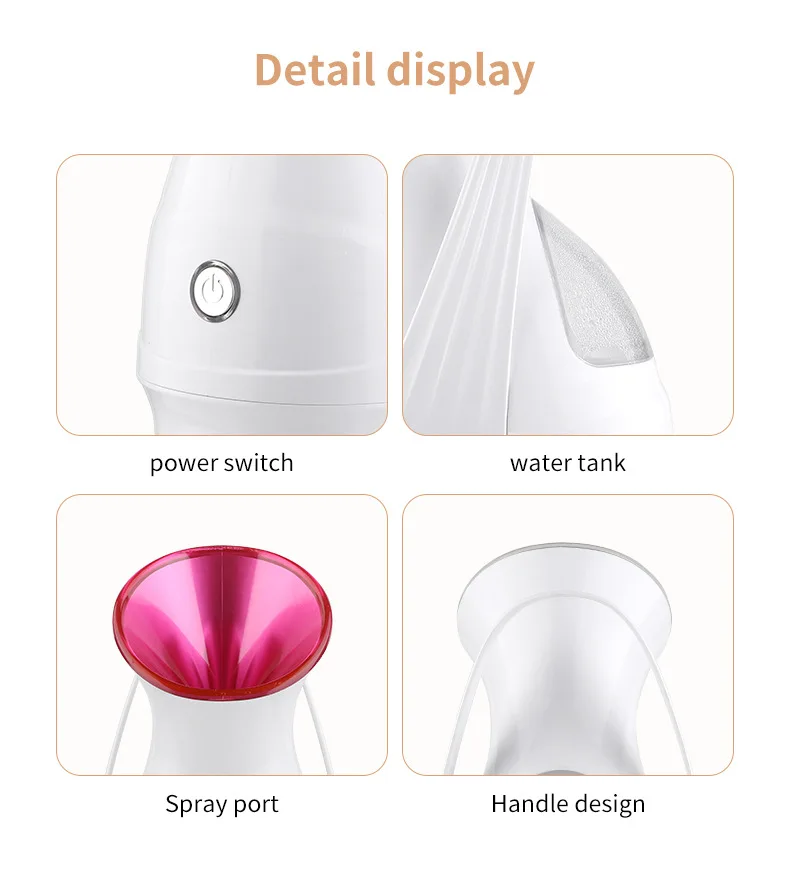 Facial Mist Steam Sprayer Nano Spray Face Steamer 85 ml Face Steamer ...