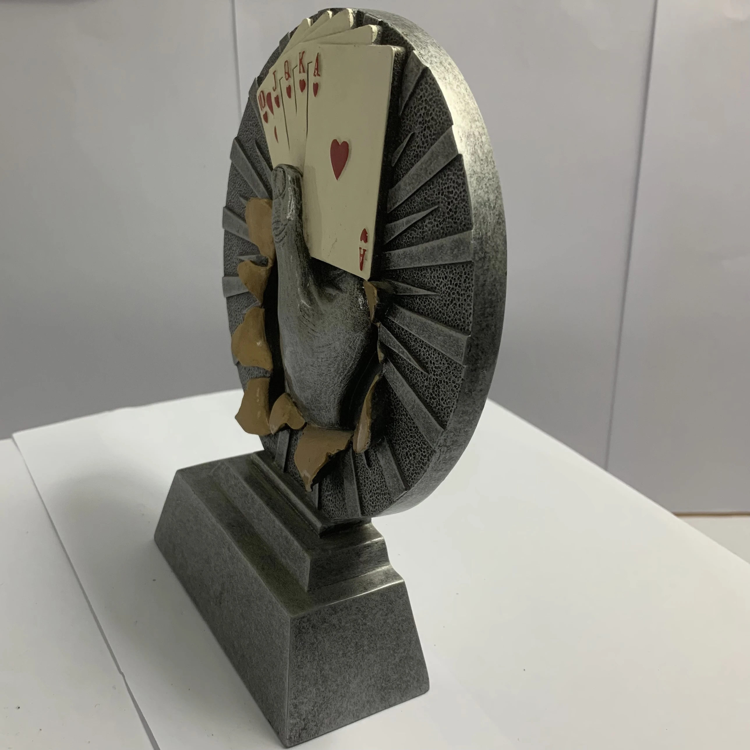 High Quality Custom Colors Trophies Resin Poker Awards Trophy(Poker ...