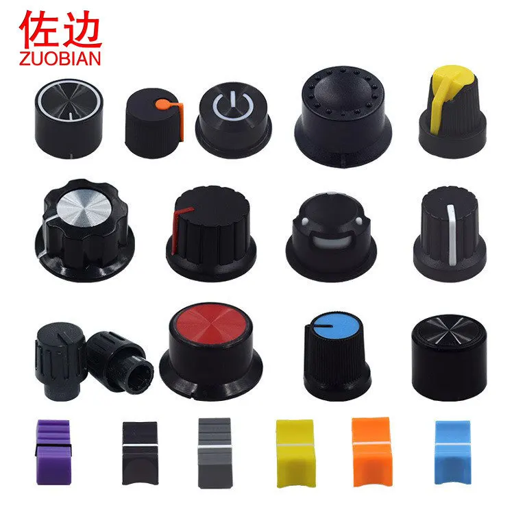 BONENS 6mm Plastic Potentiometer Knob with Volume Control ...