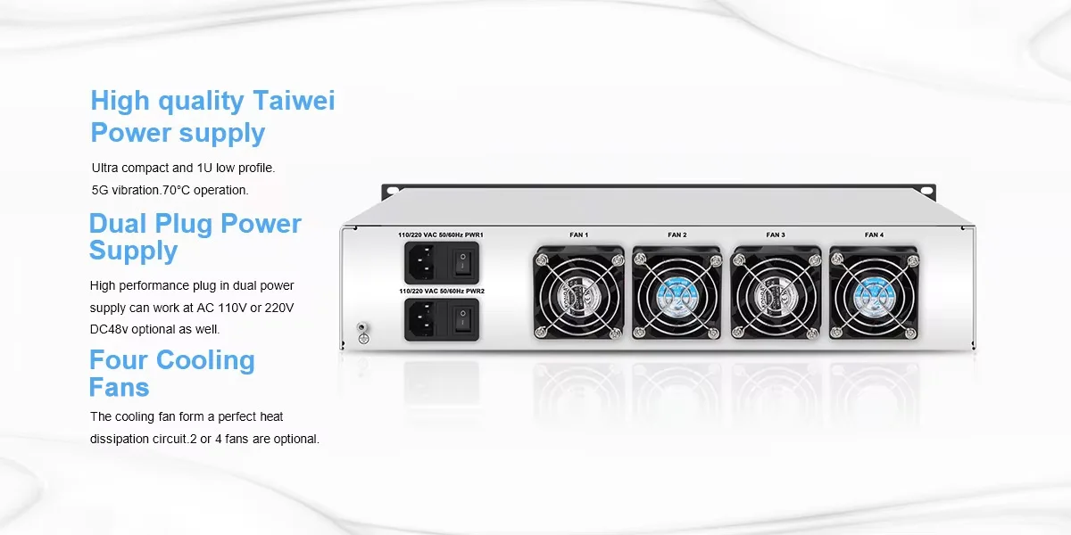 High Power Optical Amplifier - Max 23db, 32 Port WDM EDFA