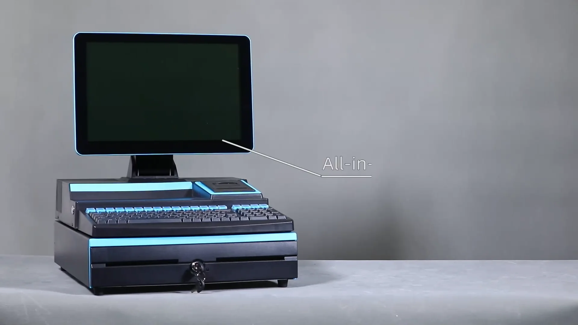 New Dual Screen Pos Cash Register Led 8 Numbers Display Pos System For ...