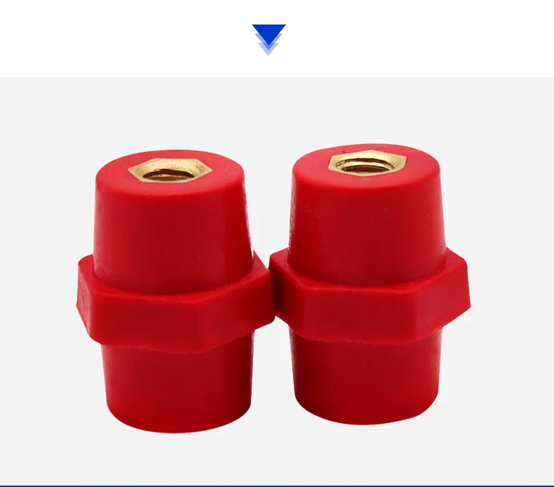 Zhedain High Voltage Epoxy Resin Busbar Support Insulator Electrical Insulator Sm-25*19 M5 M6 ...