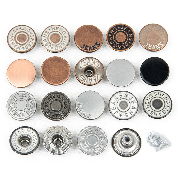 Custom Engraved Jeans Metal Buttons - Durable & Stylish