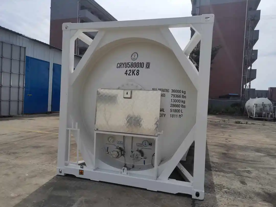 40ft T50 Tank Container - Ideal for LPG Gas Transportation