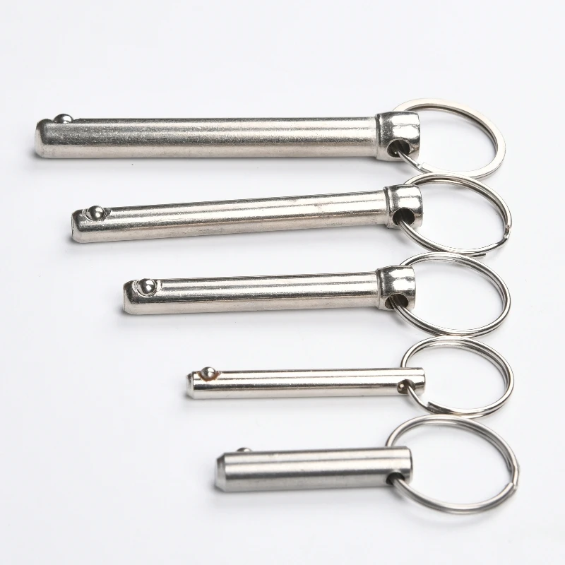 High Quality Spring Push Pull Ring Quick Release Locking Ball Button ...