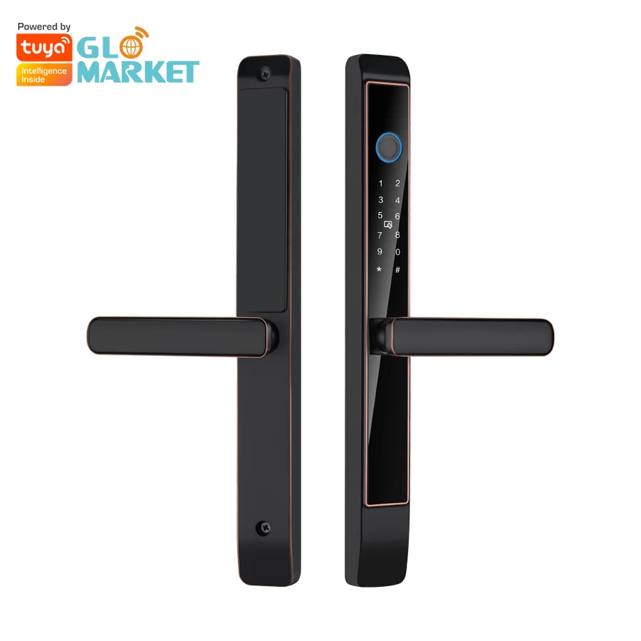Glomarket Outdoor Aluminum Sliding Door Lock Digital Tuya Smart Lock ...