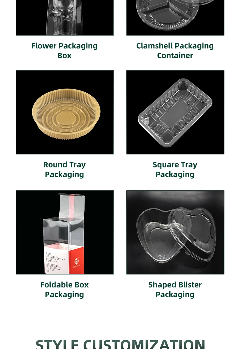 Custom Thickness Recyclable Food Grade Clear Plastic 6t-12t Cavity ...