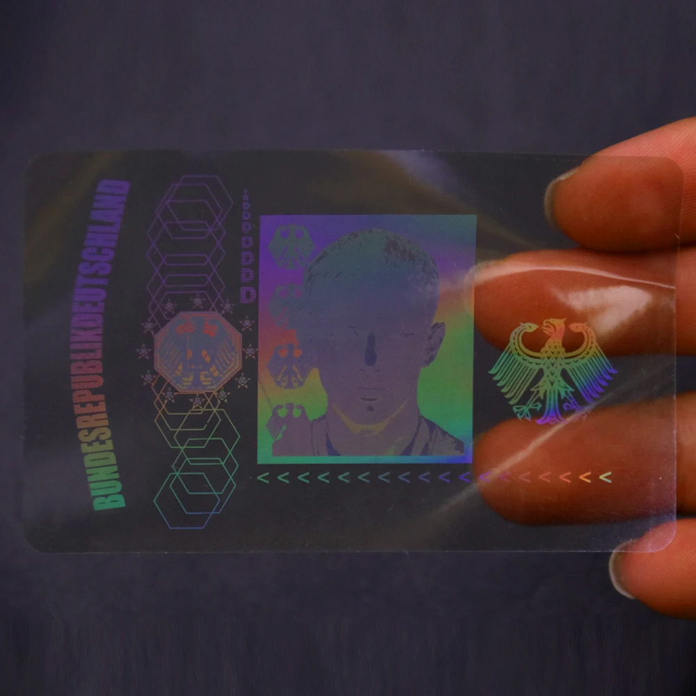 Custom Transparent Id Card Overlay Hologram Sticker / Sa Vic Nsw ...