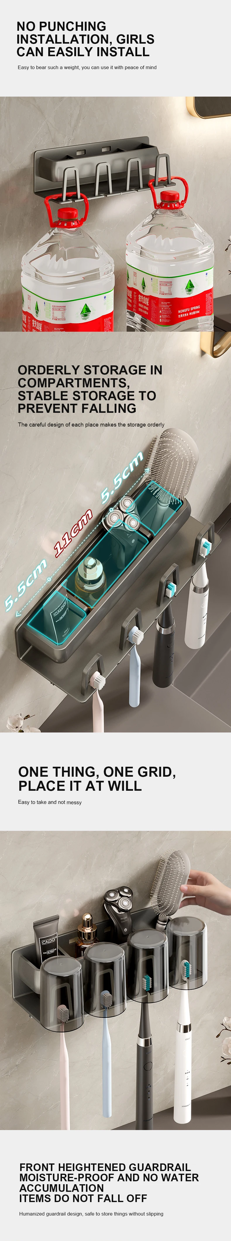Ferns Factory Price New Design Toothbrush Dispenser Simple Life ...