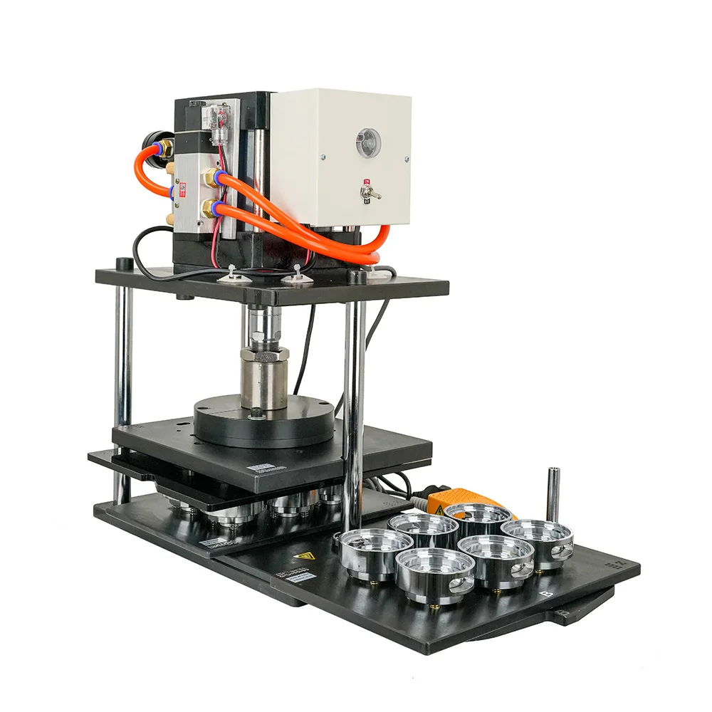 Pneumatic Badge Button Pin Making Machine - 15000pcs/day