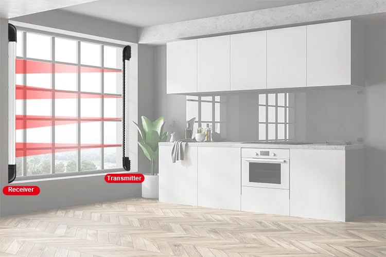Four Beam Beam Sensor Window/door Active Infrared Detector