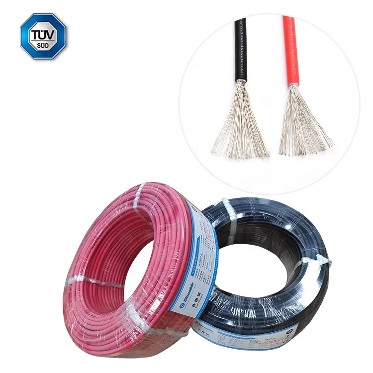 Solar Pv Dc Cable 6mm2 Solar Cable Tin Plated Aluminum Alloy Electrical ...