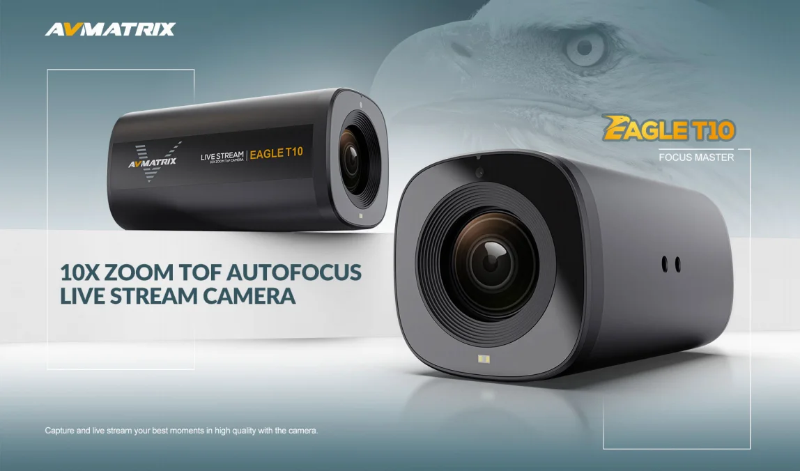 Avmatrix 10X Zoom TOF AutoFocus Live Stream Camera| Alibaba.com