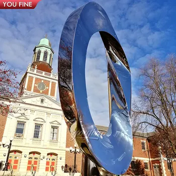 Modern Metal Craft Infinity Sculpture Mobius Strip Stainless Steel ...