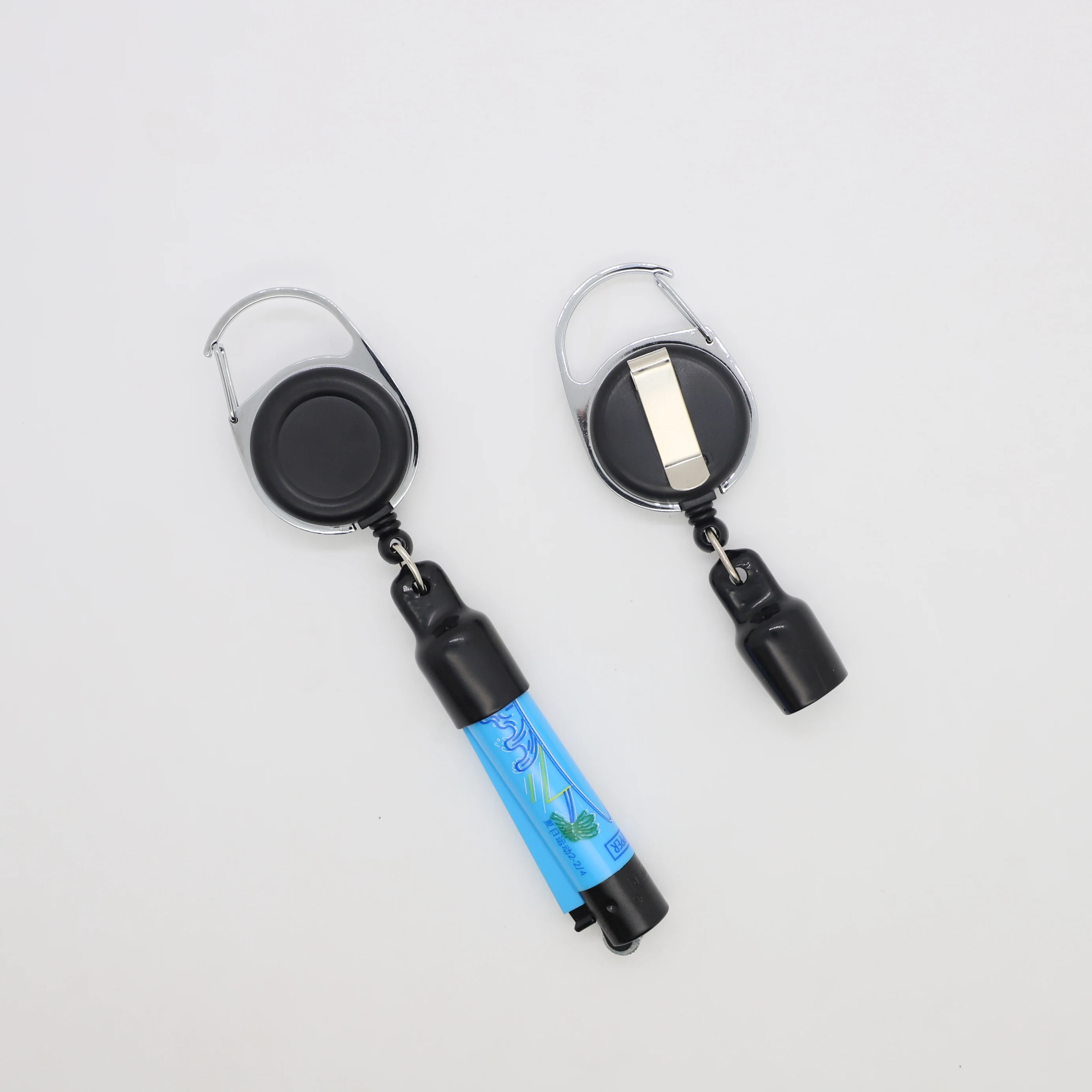 Retractable Badge Reel Clipper Lighter Holder Customized Logo Premium ...