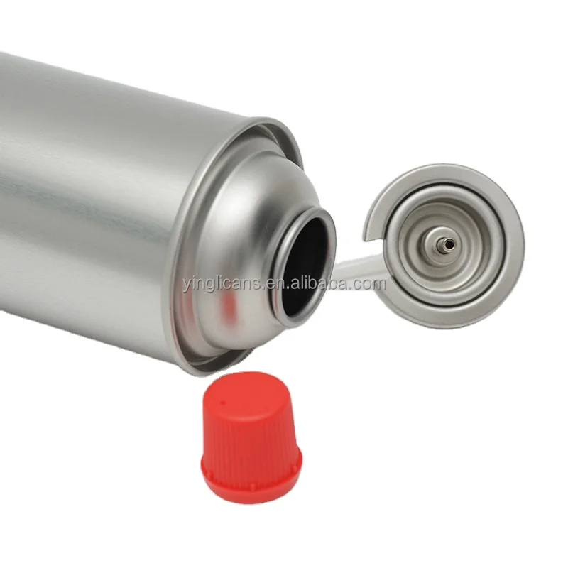 Empty Cans for Portable Stove Butane Gas Refill and Blowtorch Fuel ...