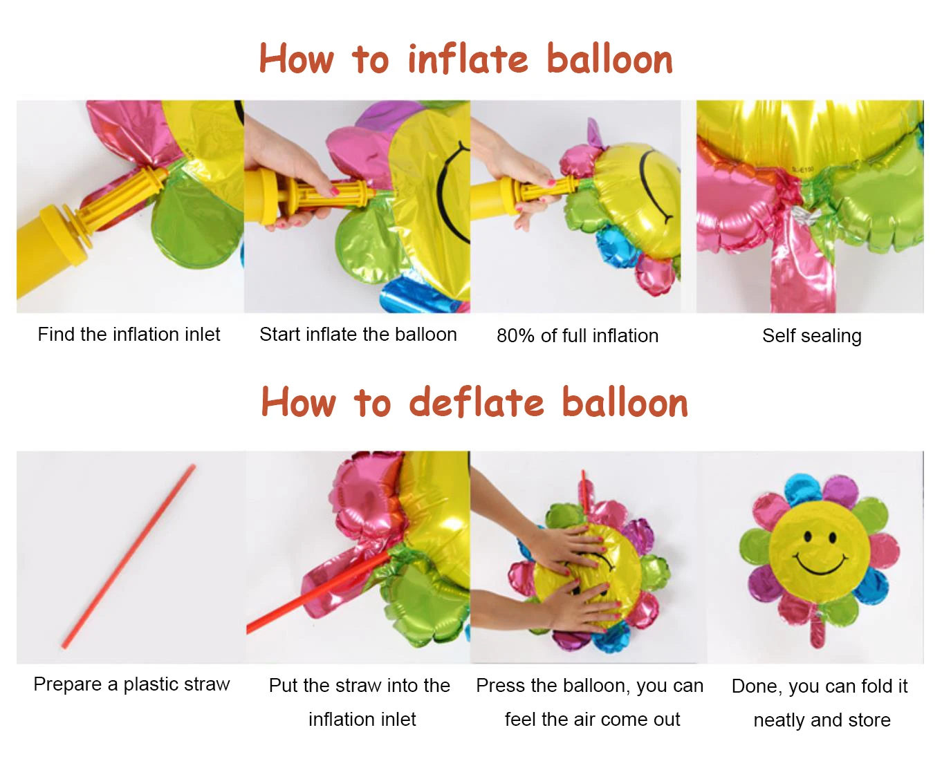 Balloon Hand Pump Machine Stuffing Balloons Stuffing Tool Manual ...
