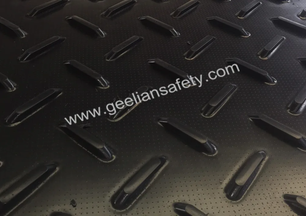 4x8 Plastic Uhmwpe Temporary Heavy Duty Construction Track Road Mat ...