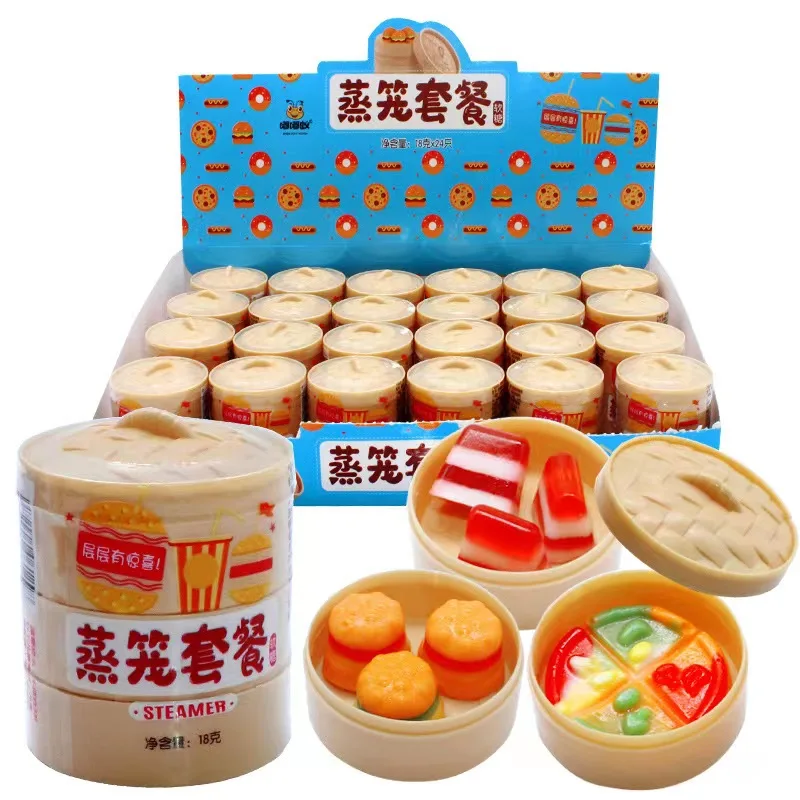 Steamer Toy Mini Dumplings Steamed Bun Shape Gummy Candy - Buy Chinese ...