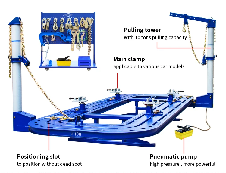 Jintuo Ce Car Bench Chassis Straightener Pulling Machine/auto Body ...