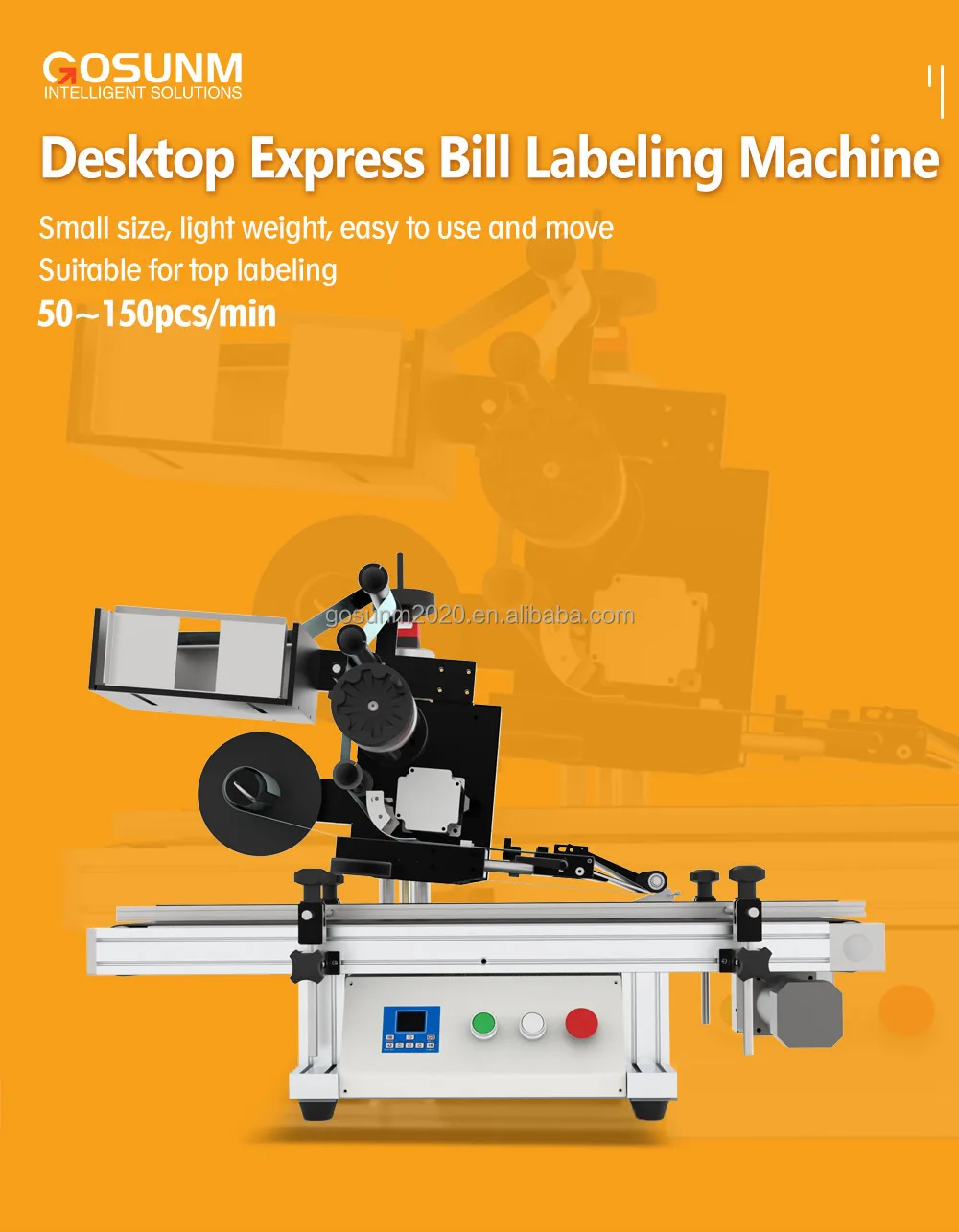 Gosunm 2022 Express Waybill Sticking Machine For Dhl Sticker Express ...