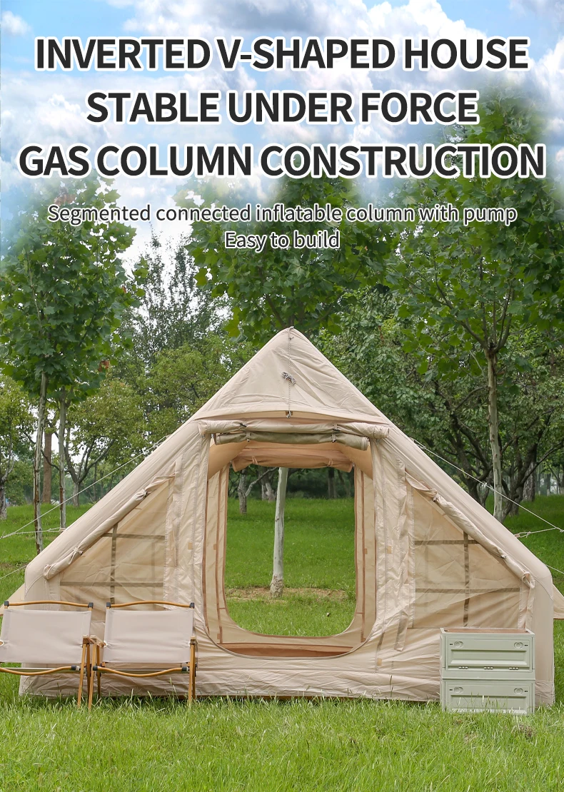 Air Tent Inflatable Camping Tent House 6-8 Person - Outdoor Tent Pop