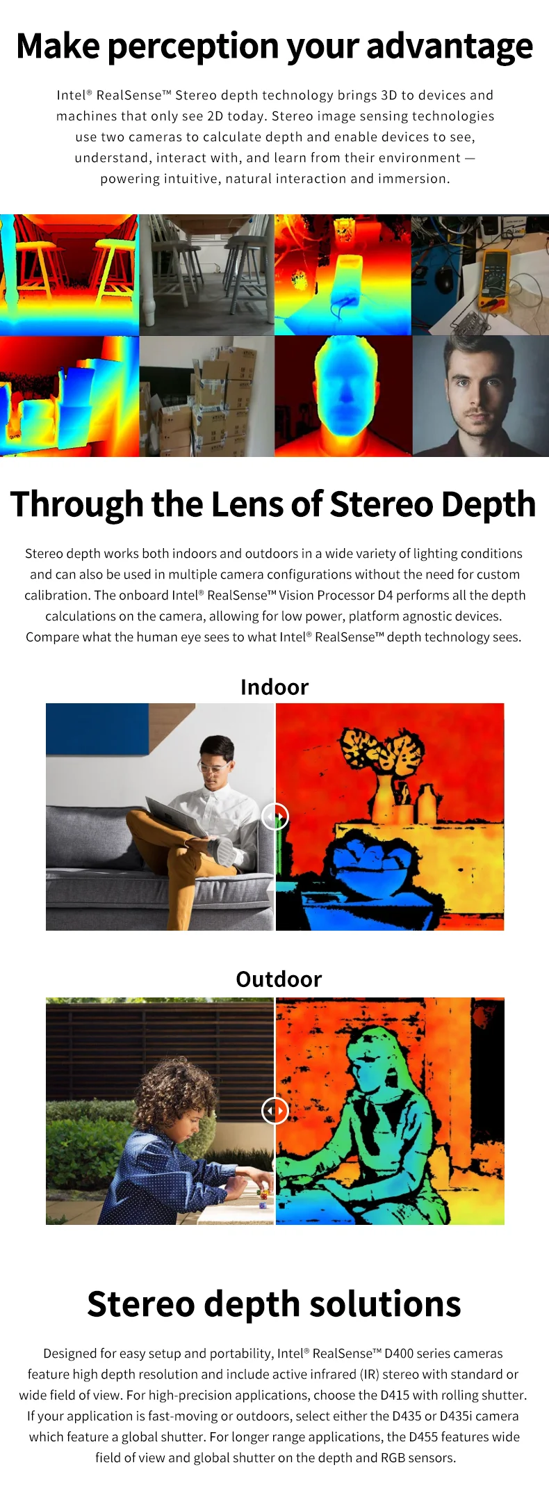 82635AWGDVKPMP Factory Packing Intel RealSense Stereo Depth Camera ...