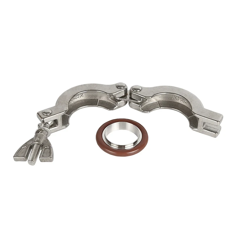 Stainless Steel Tri Clamp Vacuum Hinge Wing-nut Clamp Fitting ...