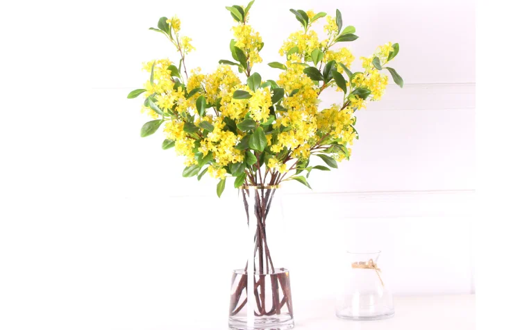Wholesale Artificial Silk Murraya Paniculata Lilac Flower Home Wedding ...