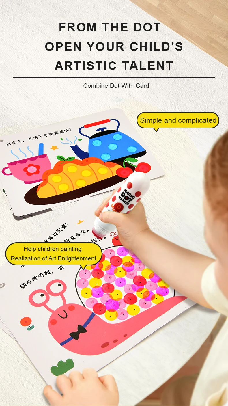 Mideer MD6200 Magic Dot Marker - Fun Drawing Tool for Kids