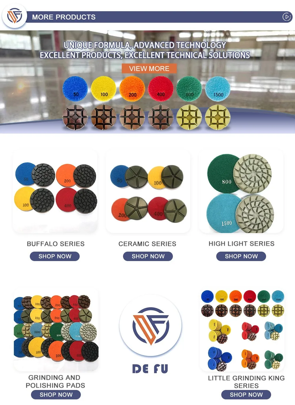 3 Inch Super Hybrid Ceramic Bond Concrete Floor Polishing Pad - Buy ...