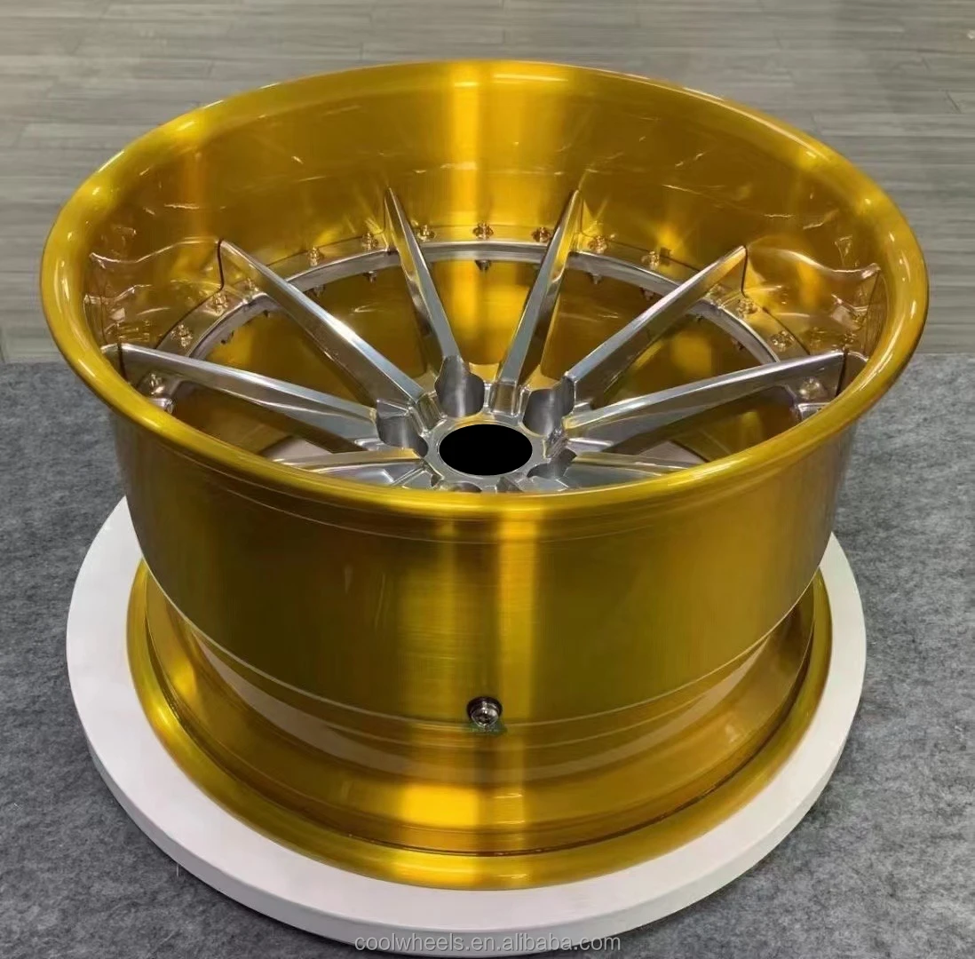 2 Piece Design 5x114.3 5x130 20 Inch Rims Deep Dish 6061-t Aluminum ...