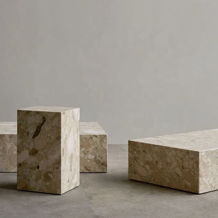 Customize Ceppo Romano Marble Plinth - Unique Grey Natural Stone Base ...