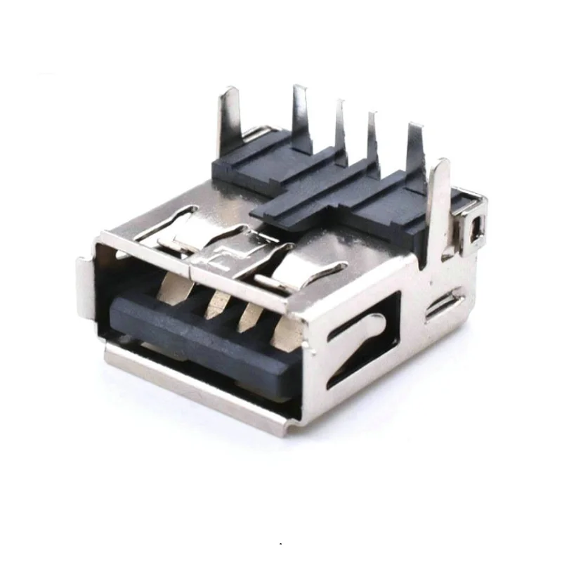 Pcb Mount Smt Short Body Usb A Female Socket Connector - Buy Usb Socket ...