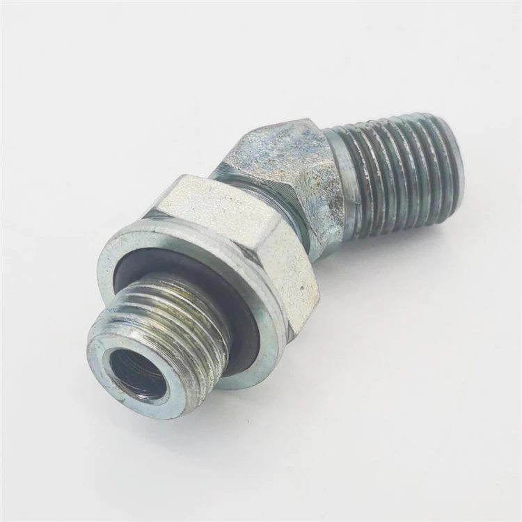 China Supplier Carbon Steel 45 Degree Bsp Male/bsp Female Hydraulic ...