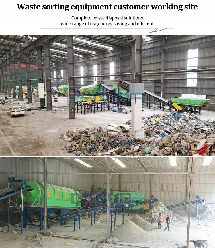 Solid Waste Sorting Plant Garbage Sorting Line Garbage Sorting Machine ...