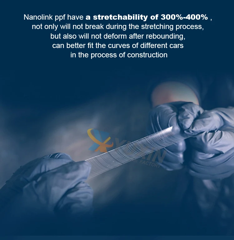 10 Years Warranty Ppf Film 7.5Mil Anti Scratch Heat Repair Clear Nano ...