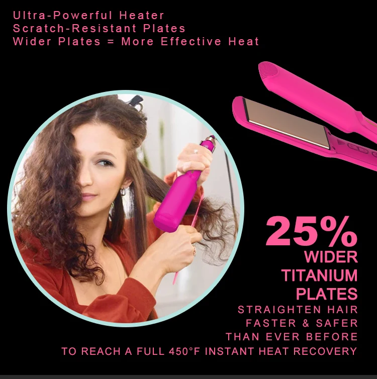 Titanium Infrared MCH Hair Irons - Professional Results