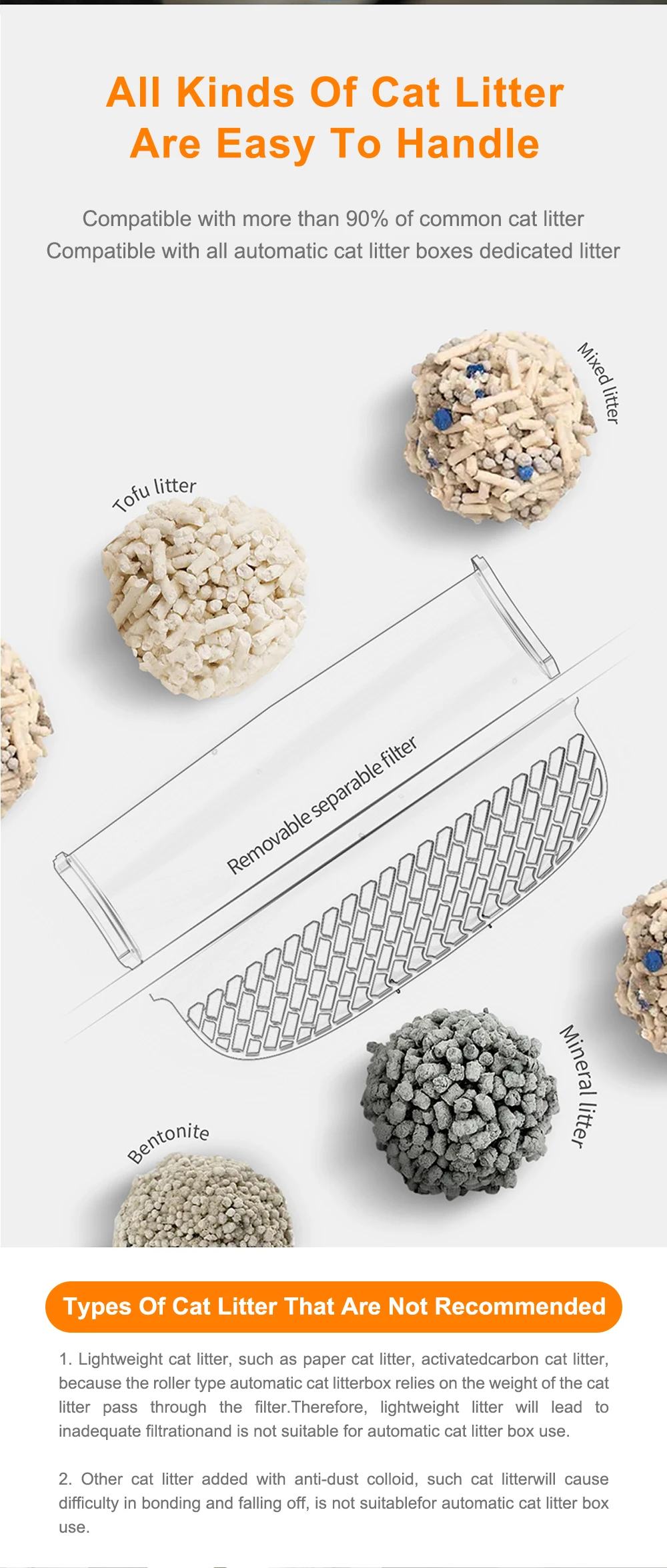 Fully Automatic Electric Basin Smart Cat Litter Box for Multi-Cats New ...