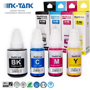 Ink-tank Gi-490 Gi490 Gi 490 Premium Compatible Water Based Bottle ...