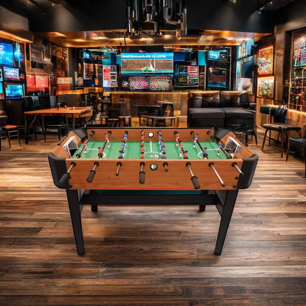 Mini 4-foot Foosball Table For Kids Indoor Soccer Game Playing With Red ...